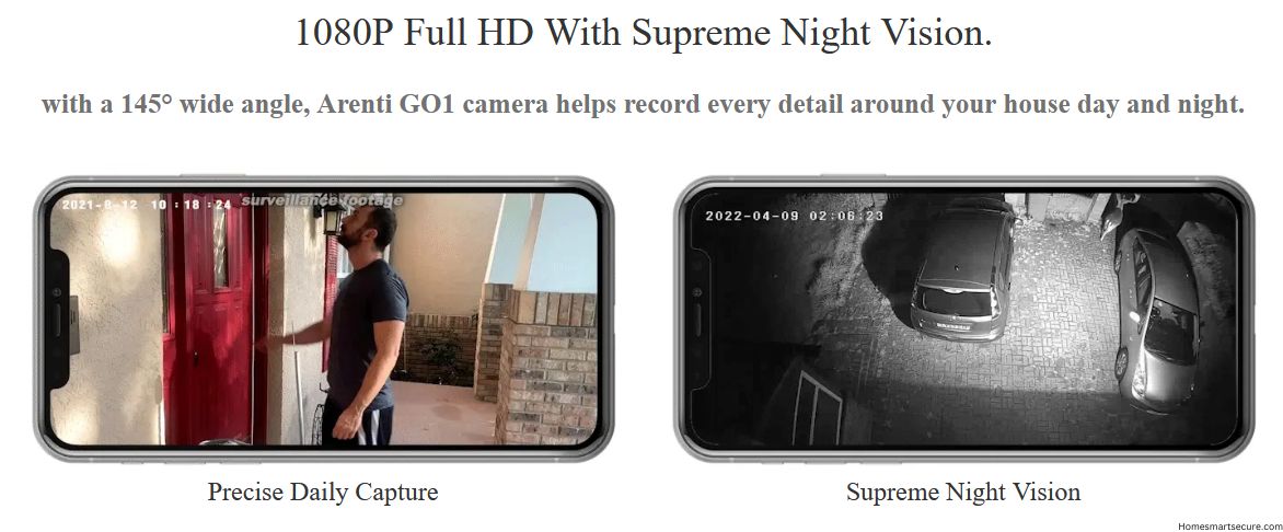 Arenti GO1 Wireless Outdoor Camera - Home Smart Secure